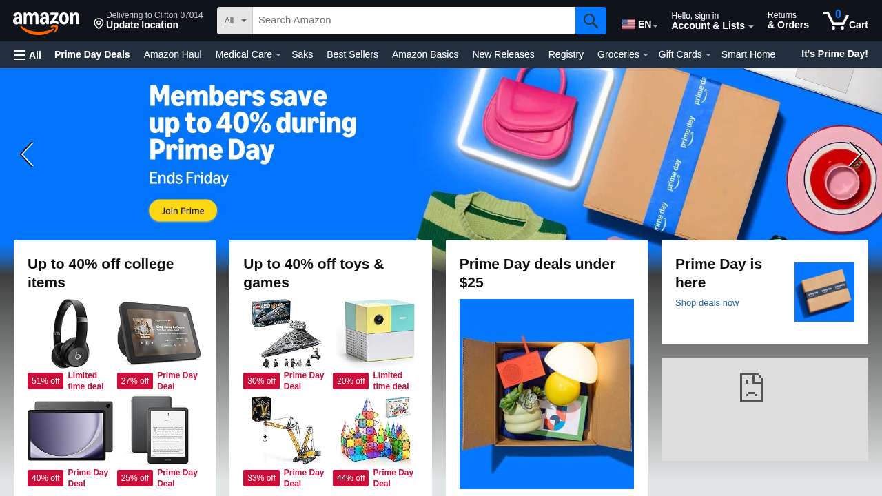 What is Amazon's main market?