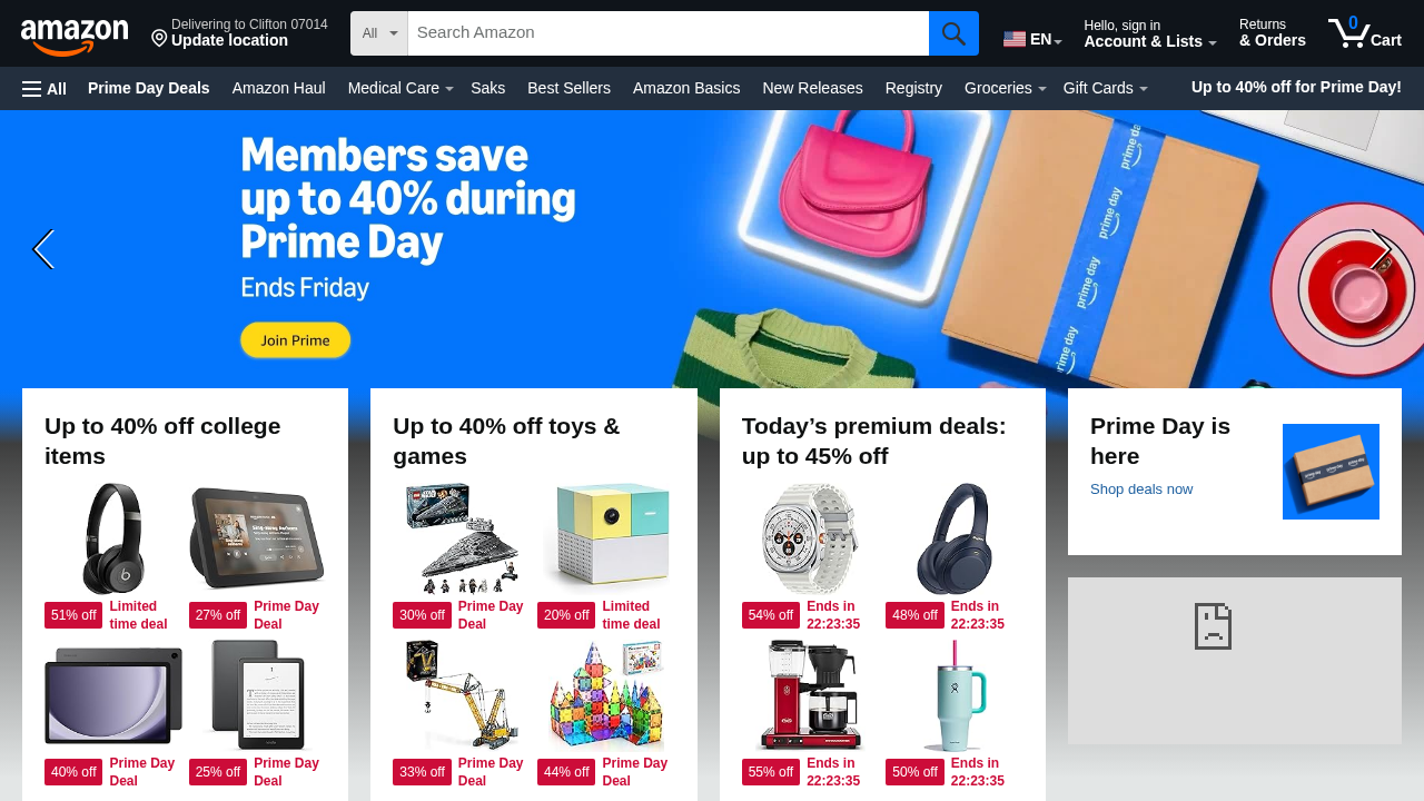 Who is Amazon's major competitor?